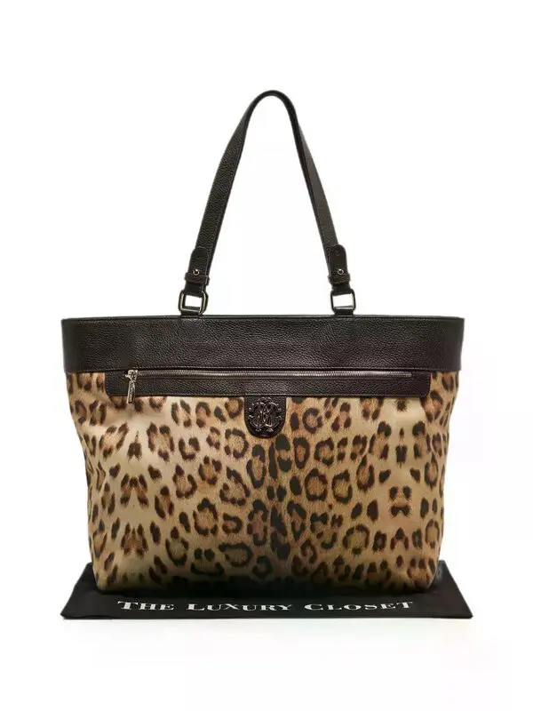 Roberto Cavalli Leopard-print Tote Bag