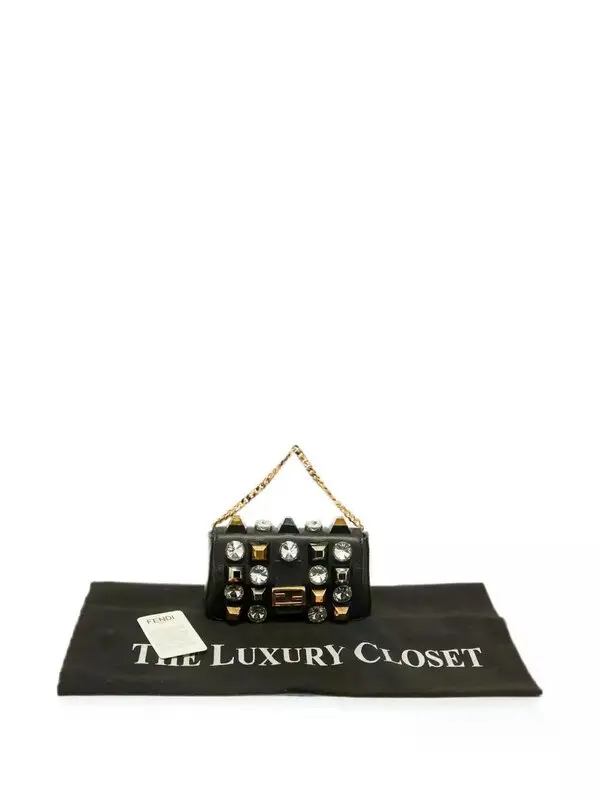Fendi Micro Baguette Embellished Mini Bag