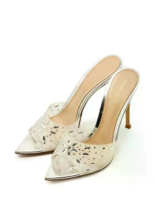 GIANVITO ROSSI Embellished High Heel Sandals