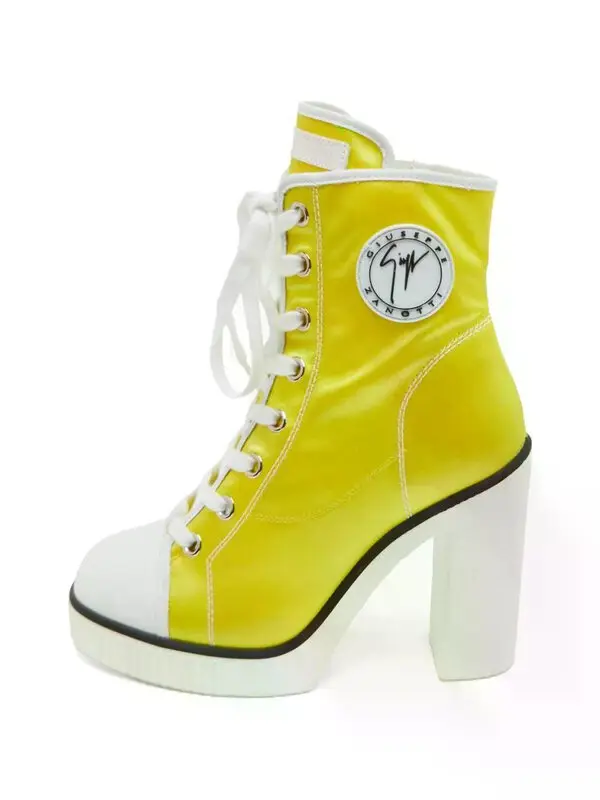GIUSEPPE ZANOTTI Satin Ankle Boots