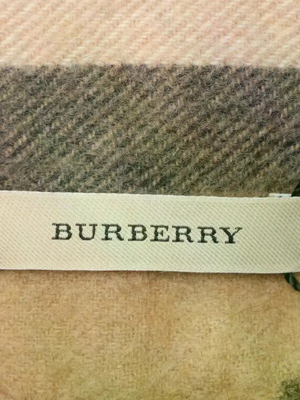 Burberry Shearling Snood With Signature Check Lining