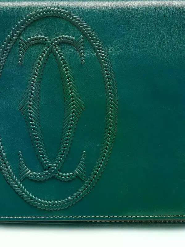 Cartier Logo Flap Clutch Bag