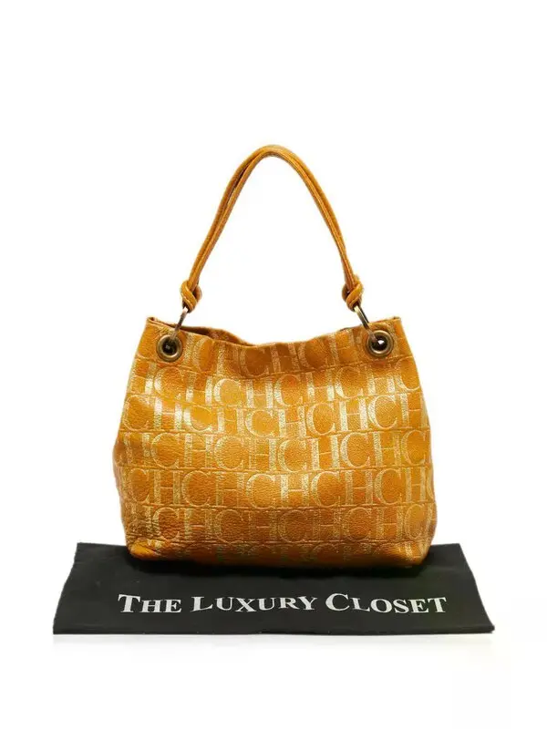 Carolina Herrera Medium Monogram Tote Bag
