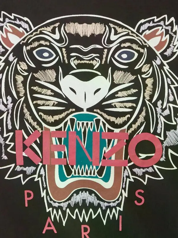 Kenzo Tiger Motif T-shirt - Black