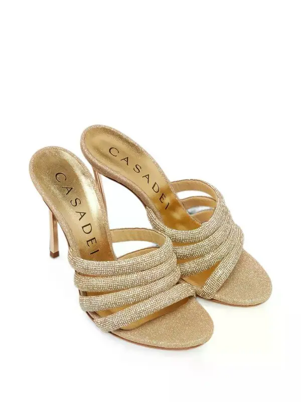 Casadei Blade Glitter Sandals