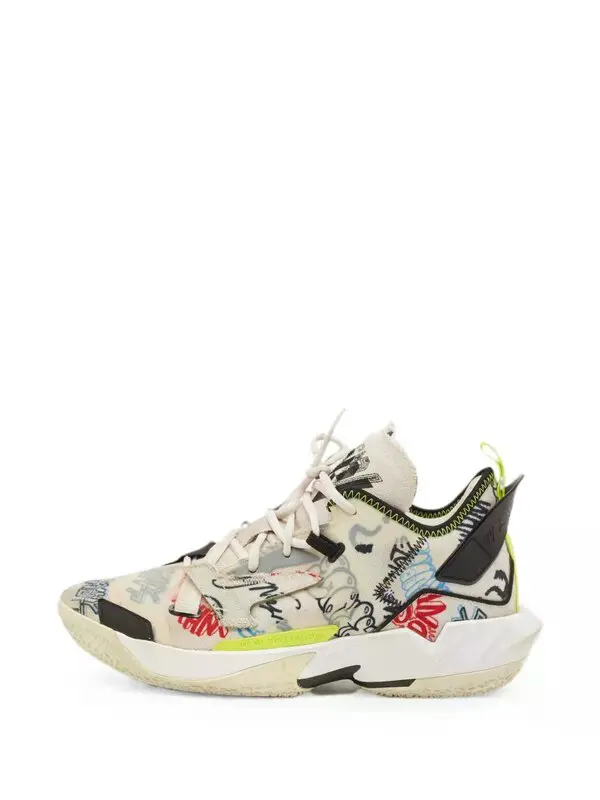 JORDAN Why Not Zer0.4 Graffiti Sneakers