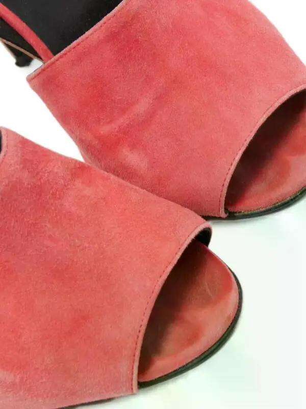 Pierre Hardy Peep-toe Leather Heeled Pumps