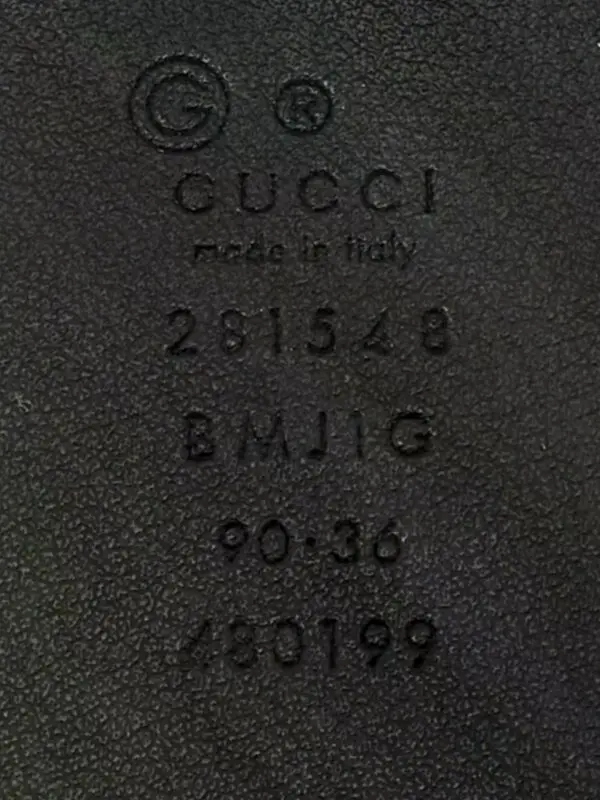 Gucci Guccissima Pin-buckle Belt