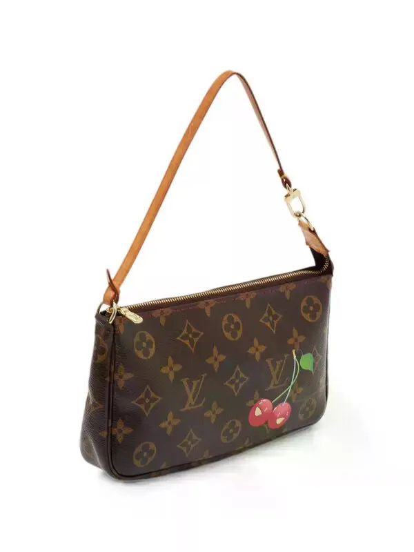LOUIS VUITTON Monogram Cerises Pochette Handbag