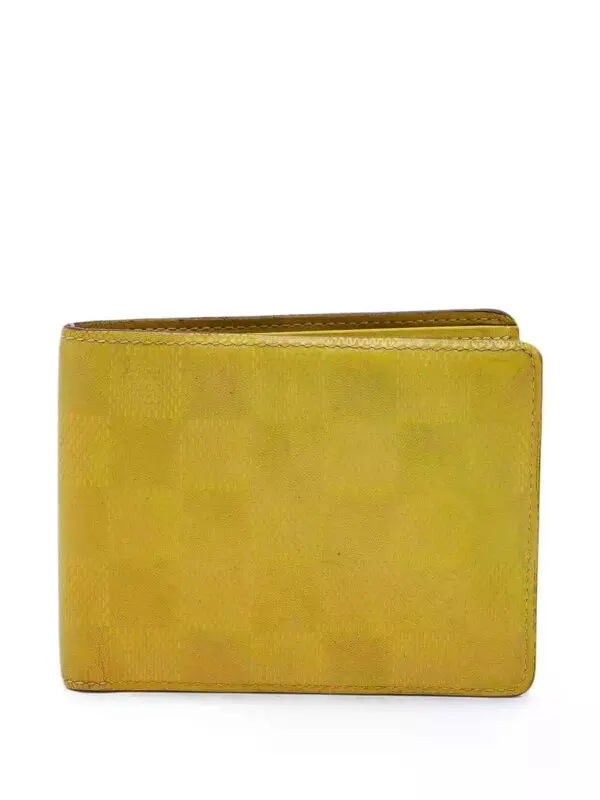 LOUIS VUITTON Damier Infini Slender Wallet - Yellow