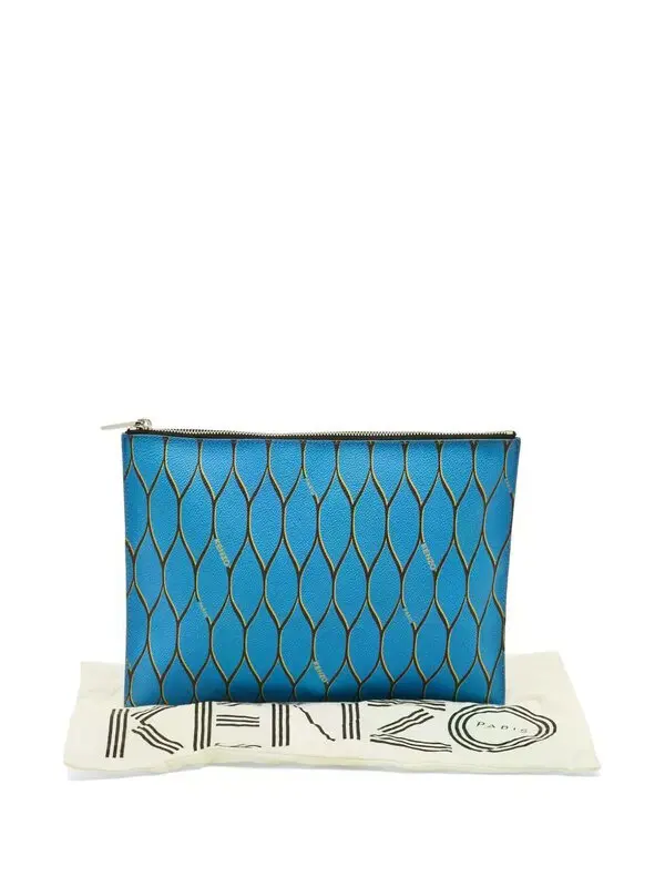 Kenzo Graphic Print Clutch Bag