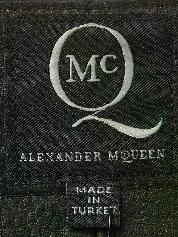 Alexander McQueen Leather Mini Skirt