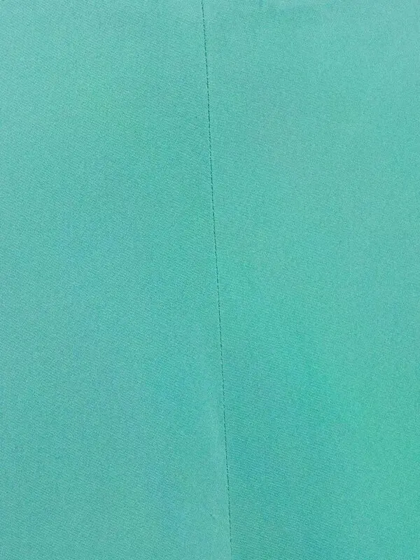 ARMANI Flared Crepe Mini Skirt - Green