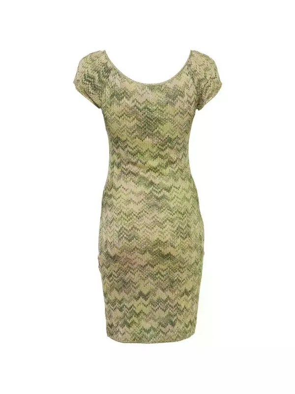 Missoni Chevron Pattern Mini Dress