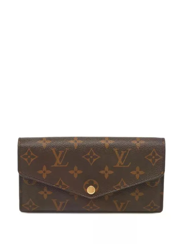 LOUIS VUITTON Sarah Monogram Wallet - Brown