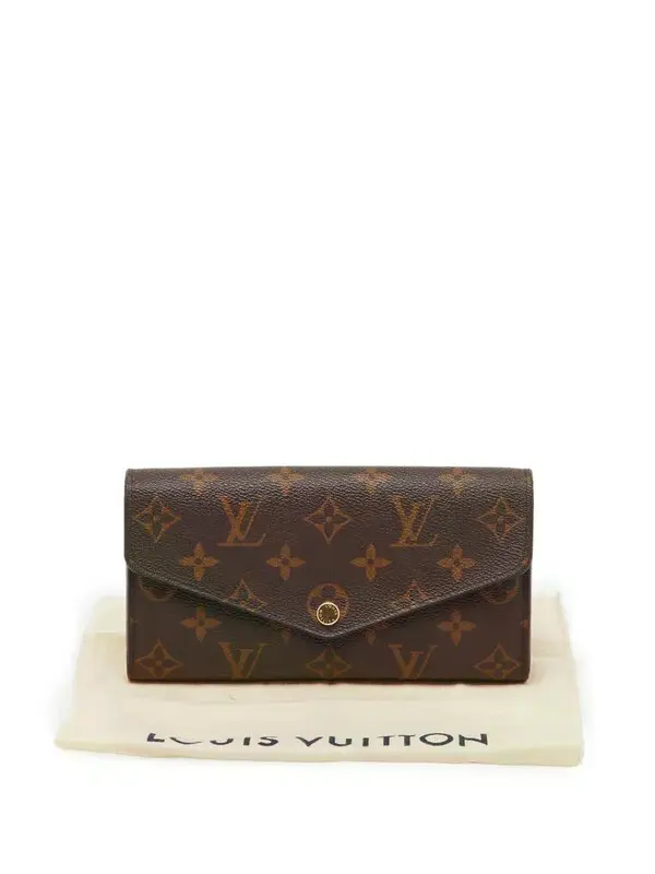 LOUIS VUITTON Sarah Monogram Wallet - Brown