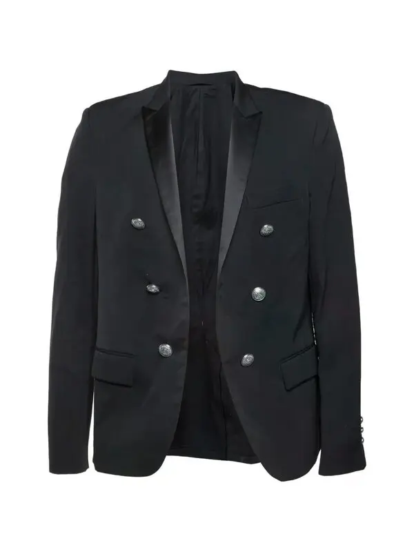 Balmain Double-breasted Open-front Blazer