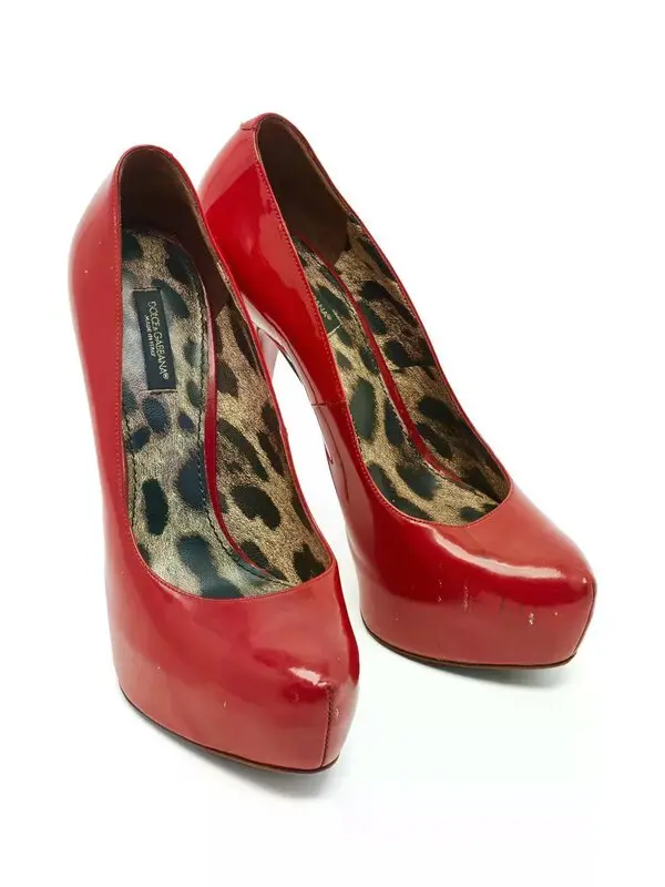 Dolce & Gabbana Patent Leather Platform Pumps