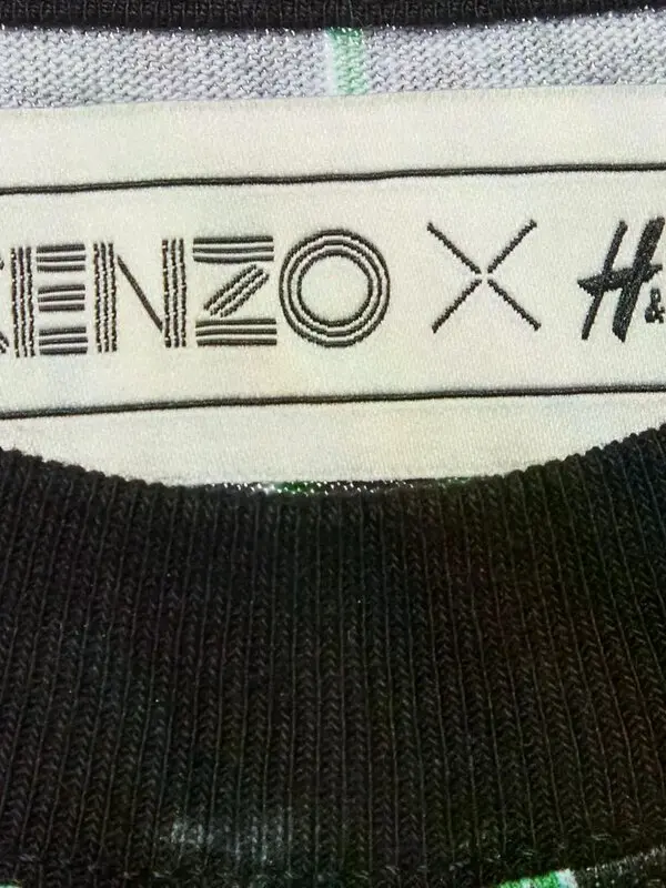 Kenzo X H&m Tiger-print Crew-neck T-shirt