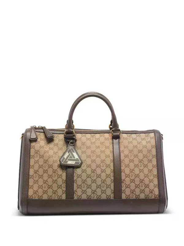 Gucci Gg Canvas Palace Monogram Handbag - Neutrals