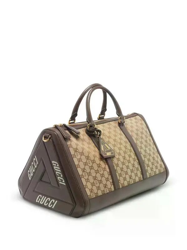 Gucci Gg Canvas Palace Monogram Handbag - Neutrals