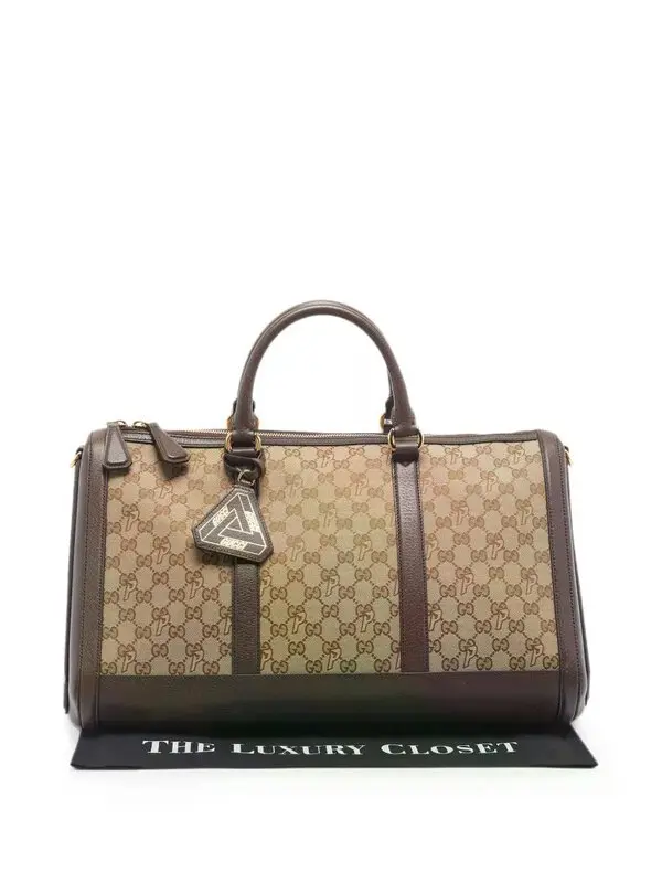 Gucci Gg Canvas Palace Monogram Handbag - Neutrals