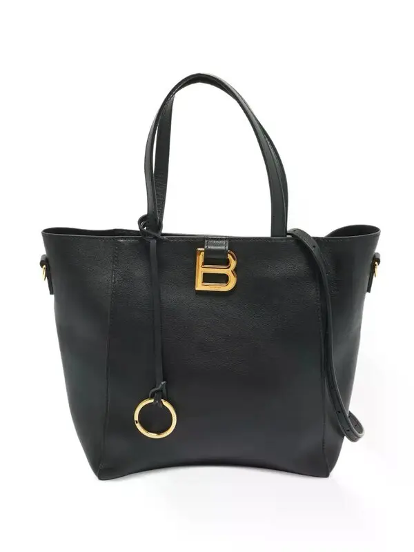 Balenciaga Small Hourglass Leather Tote Bag