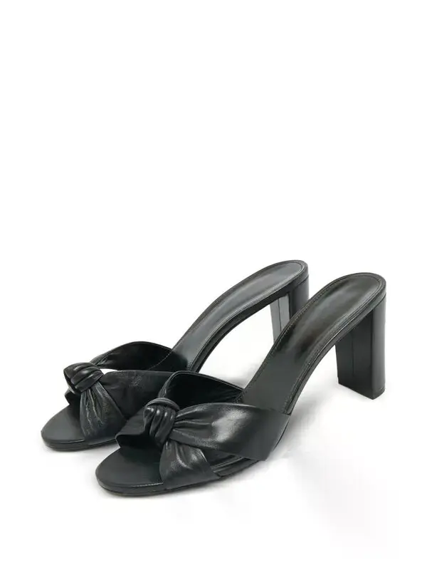 Saint Laurent Bianca Knot Detail Heeled Sandals