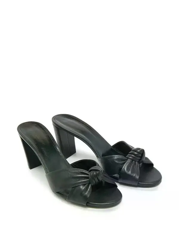 Saint Laurent Bianca Knot Detail Heeled Sandals