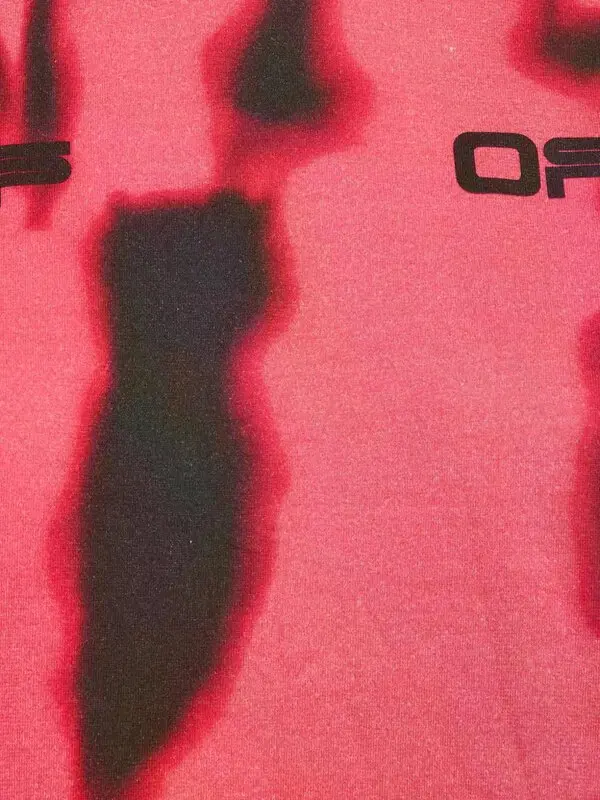 Off-White Tie-dye Logo T-shirt - Pink