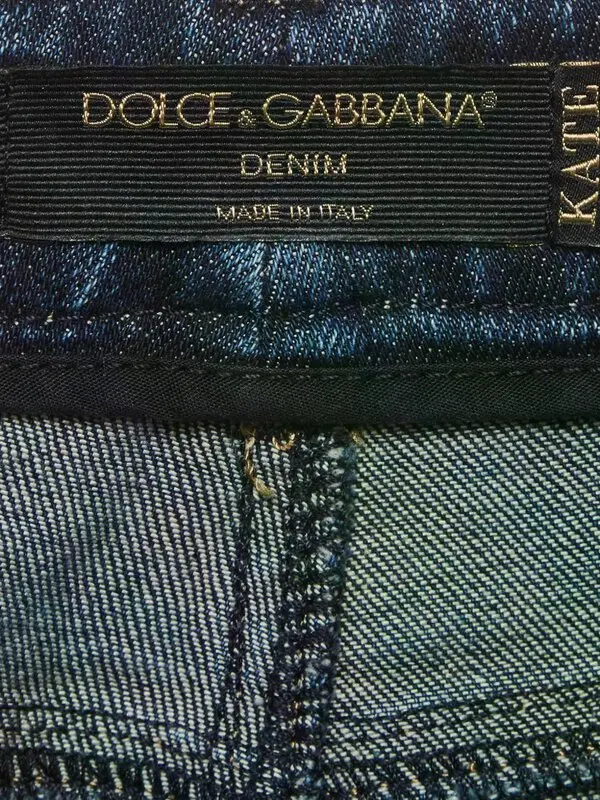 Dolce & Gabbana Cropped Slim-fit Jeans