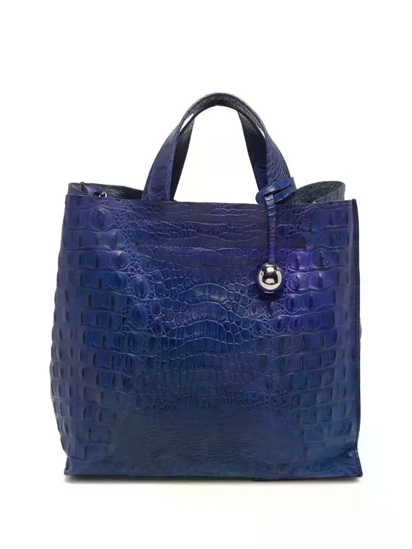 Furla Croc-embossed Tote Bag