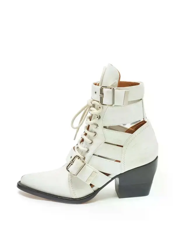 Chloé Rylee Cut-out Ankle Boots