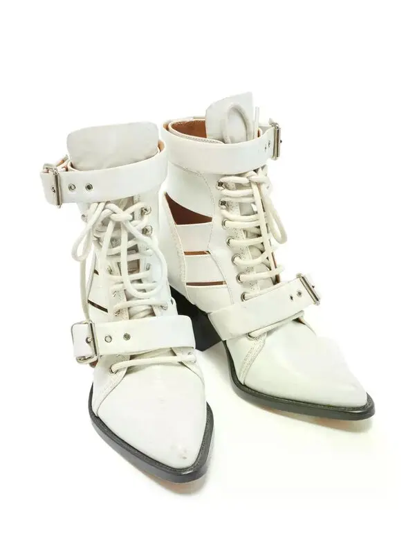 Chloé Rylee Cut-out Ankle Boots