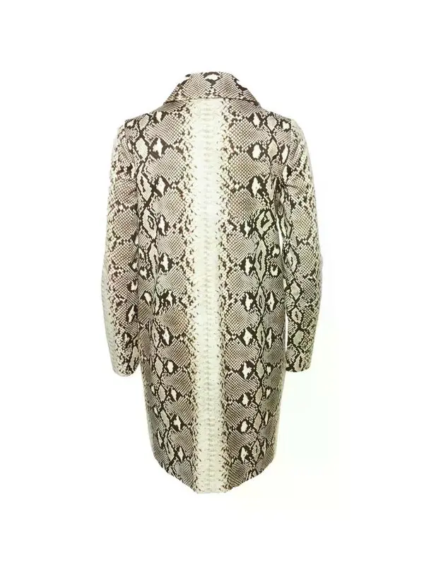 Chloé Snake-print Corduroy Coat