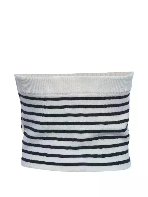 Celine Striped Strapless Tube Top