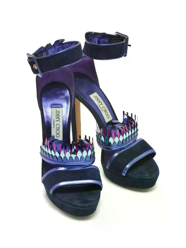 JIMMY CHOO Kathleen Ankle Strap Sandals