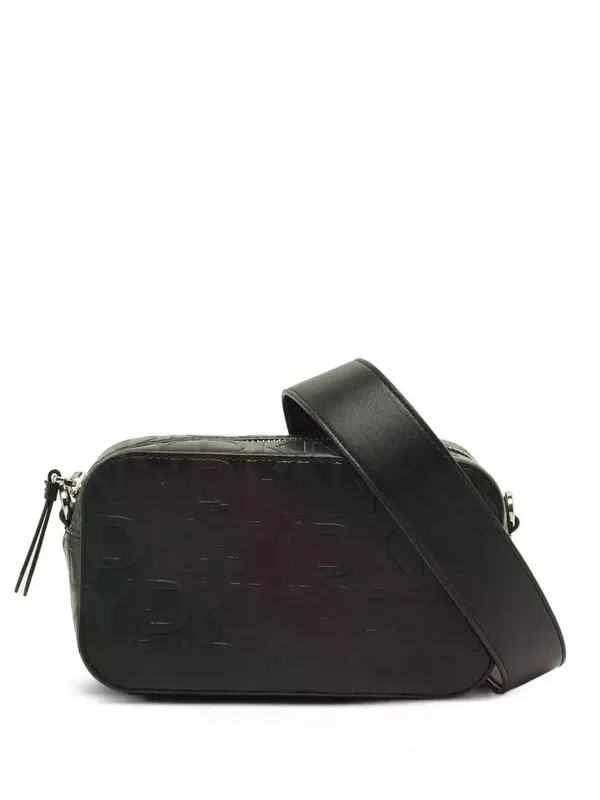 Dkny Monogram Embossed Leather Camera Bag