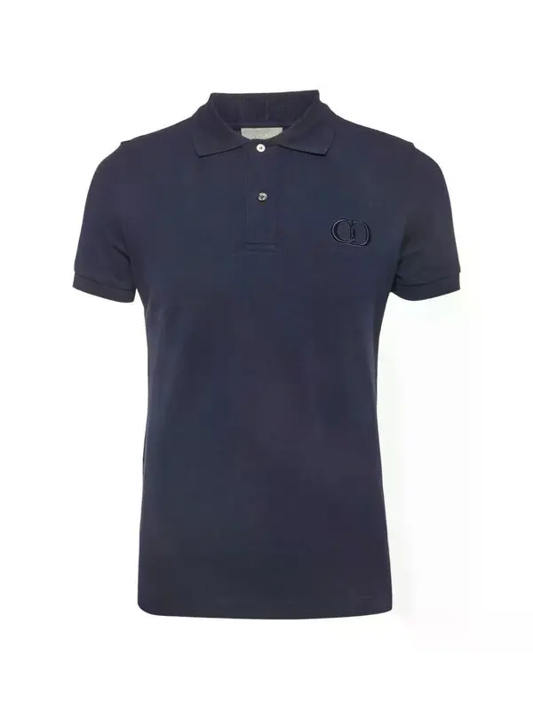 Dior Logo Embroidered Polo Shirt