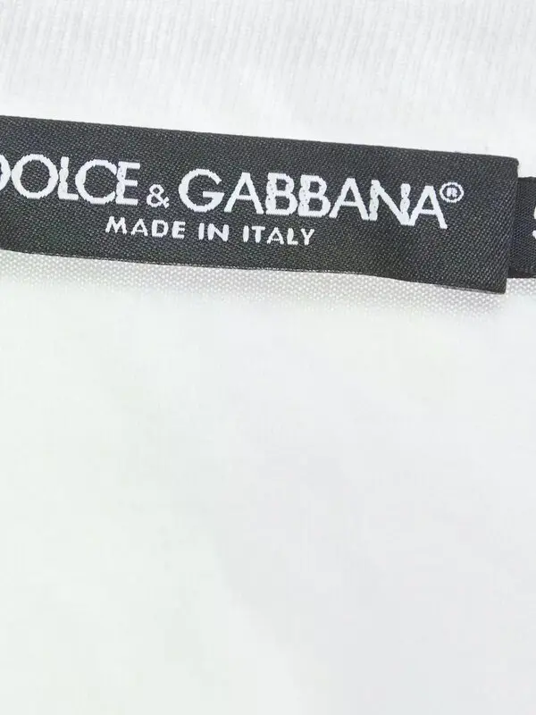 Dolce & Gabbana Dg Logo Embroidered T-shirt