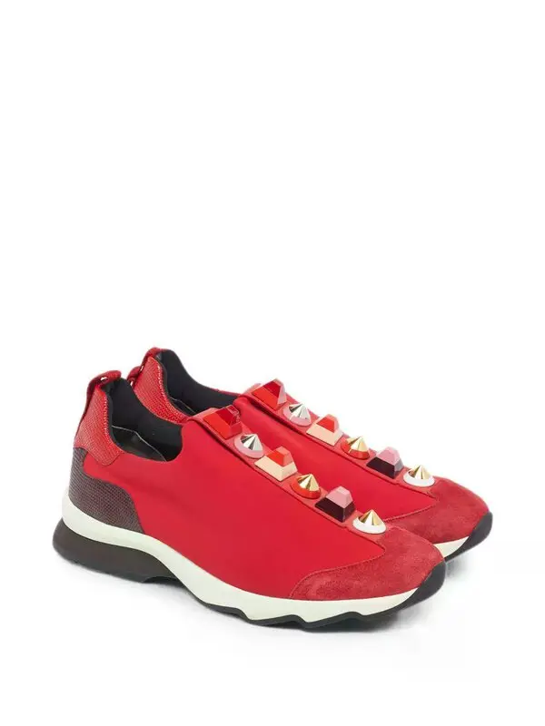 Fendi Studded Slip-on Sneakers