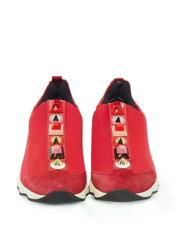 Fendi Studded Slip-on Sneakers