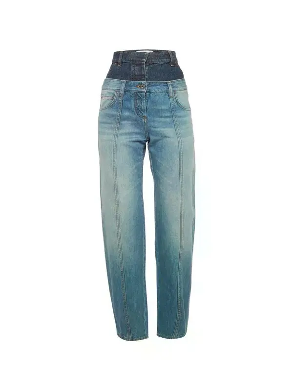 Loewe High-rise Panelled Straight Jeans