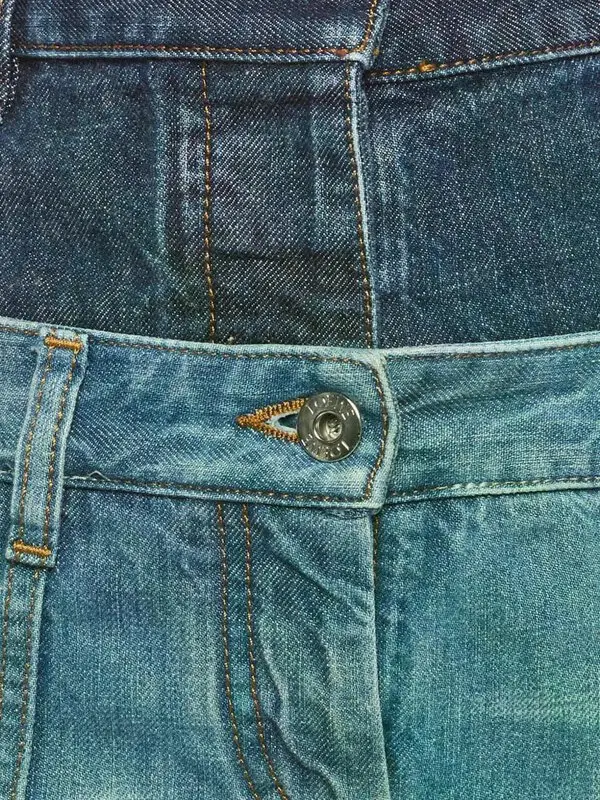 Loewe High-rise Panelled Straight Jeans
