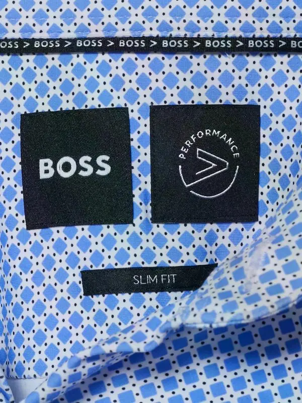 BOSS Printed Slim-fit Shirt