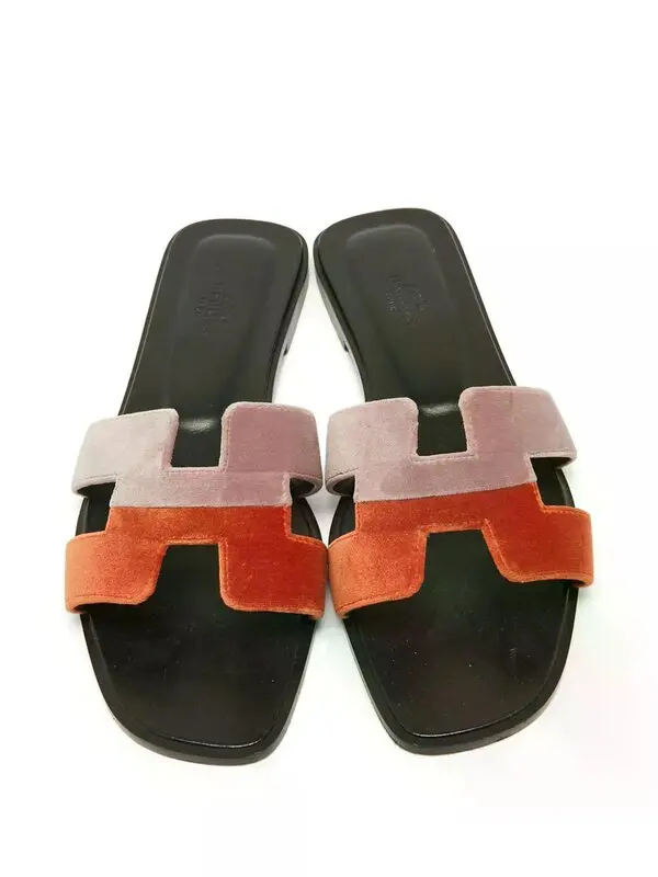 Hermès Oran H-cut Sandals - Orange