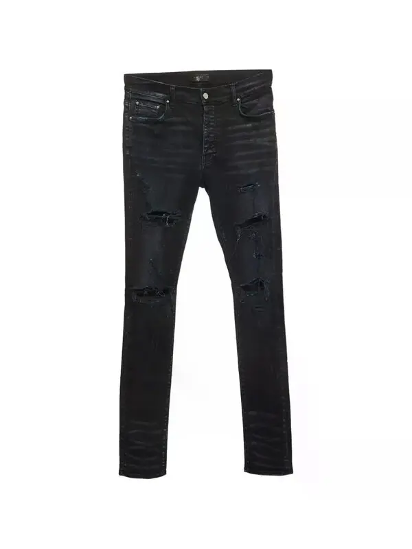Amiri Faded Distressed Skinny Jeans