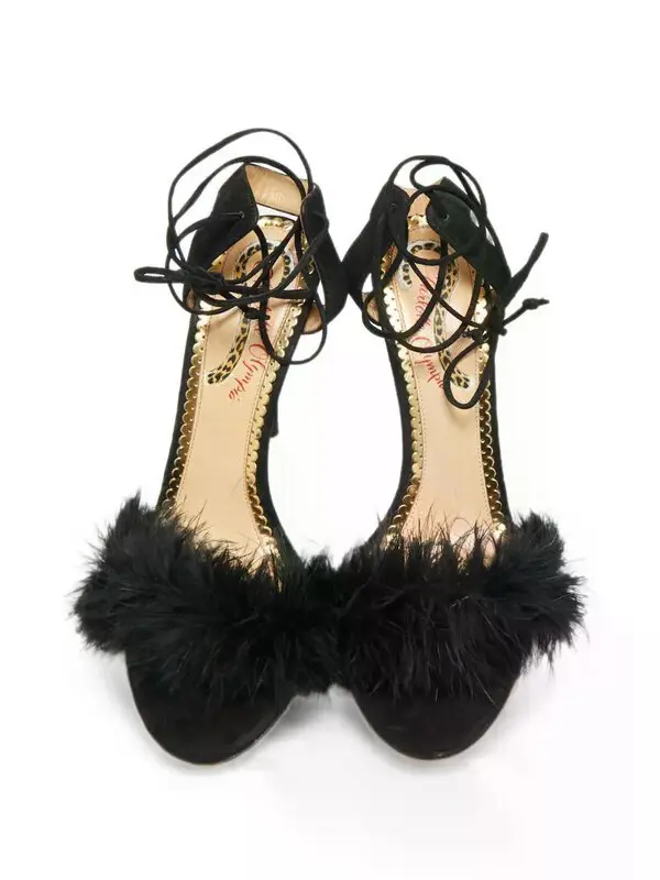 CHARLOTTE OLYMPIA Salsa Feather Sandals