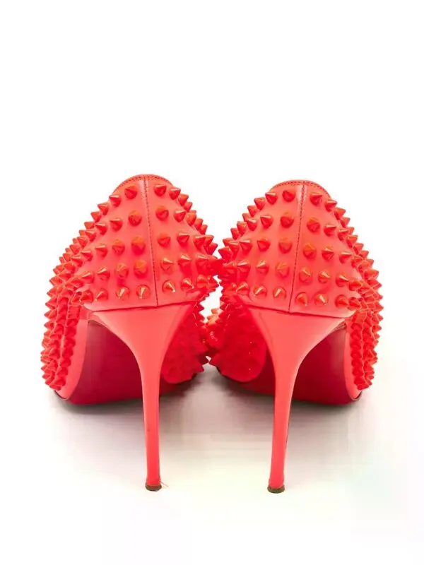 CHRISTIAN LOUBOUTIN Fifi Spiked Patent Leather Pumps