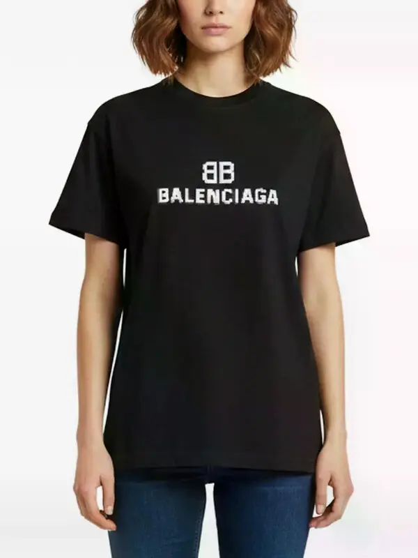 Balenciaga Logo Print T-shirt